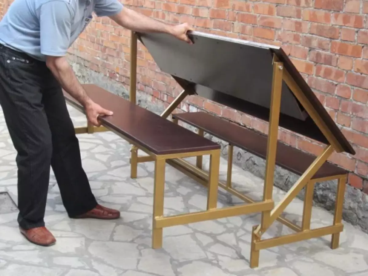 Как да направите трансформираща пейка със собствените си ръце: рисунки, снимки, видео