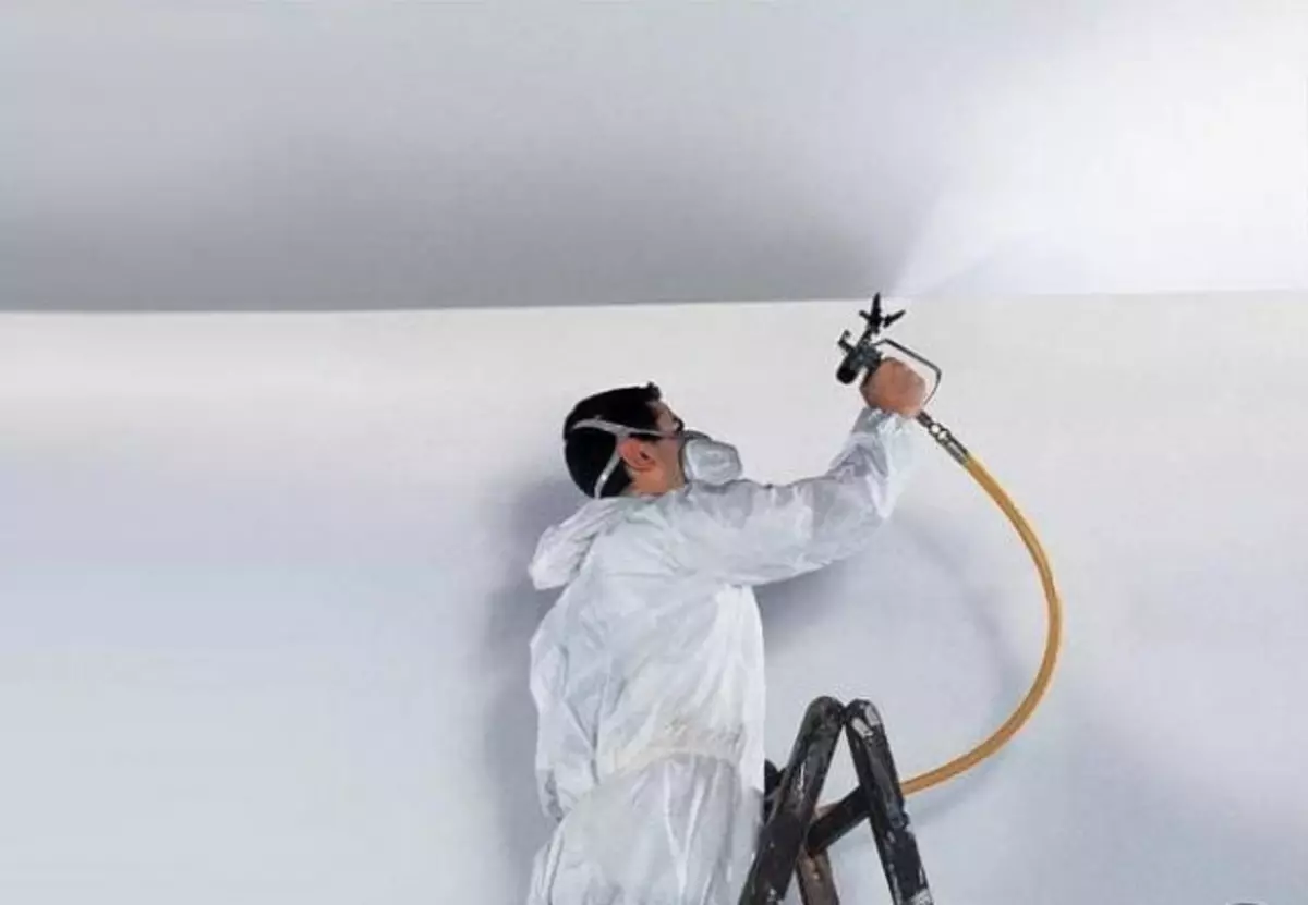 Plafond extensible: Est-il possible de peindre brillant et mat