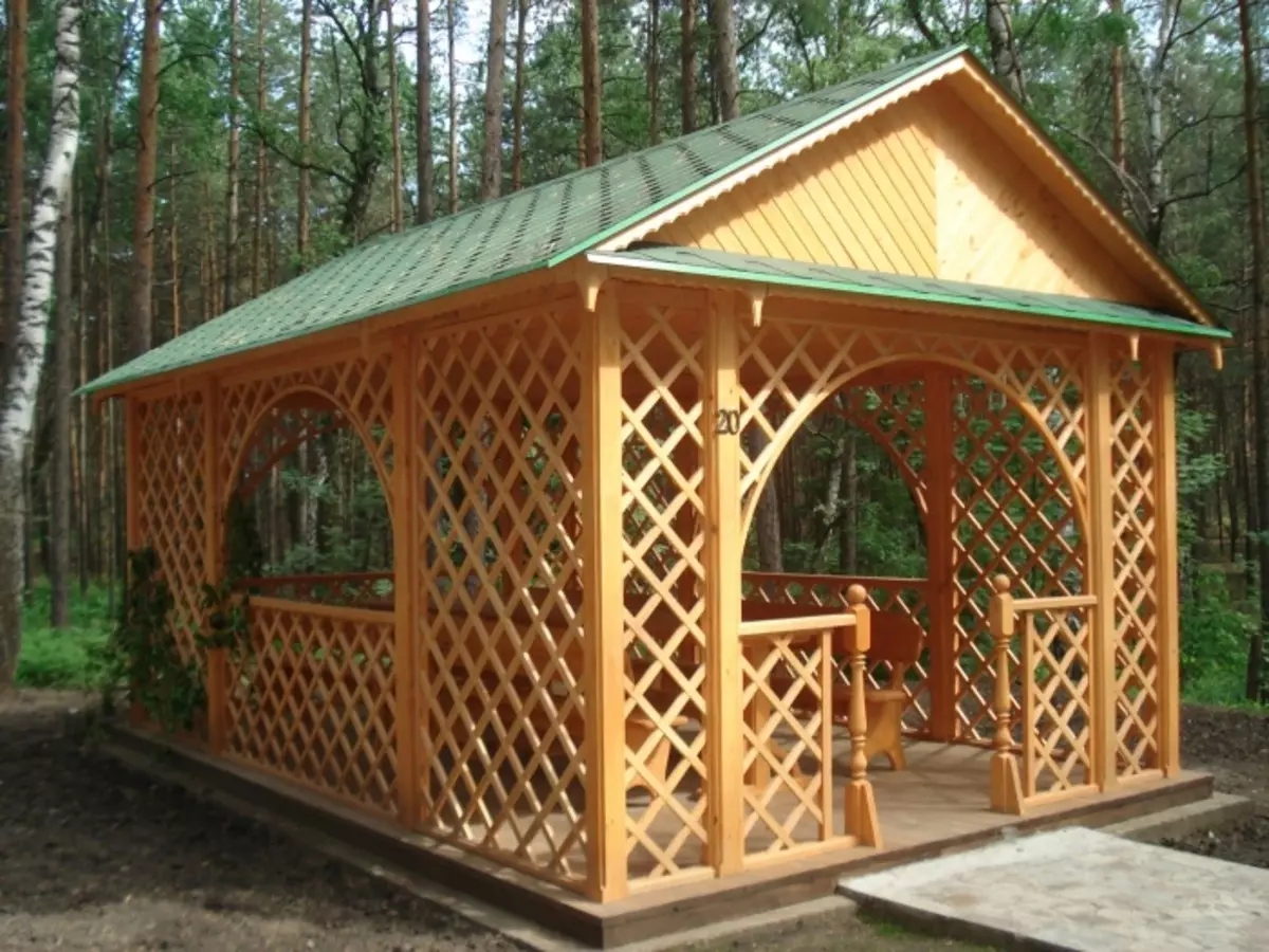 How to make a summer gazebo with your own hands + photo 3336_4
