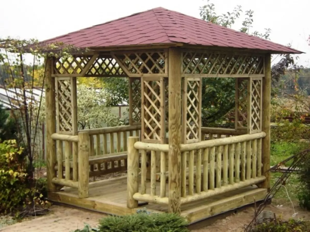 How to make a summer gazebo with your own hands + photo 3336_5