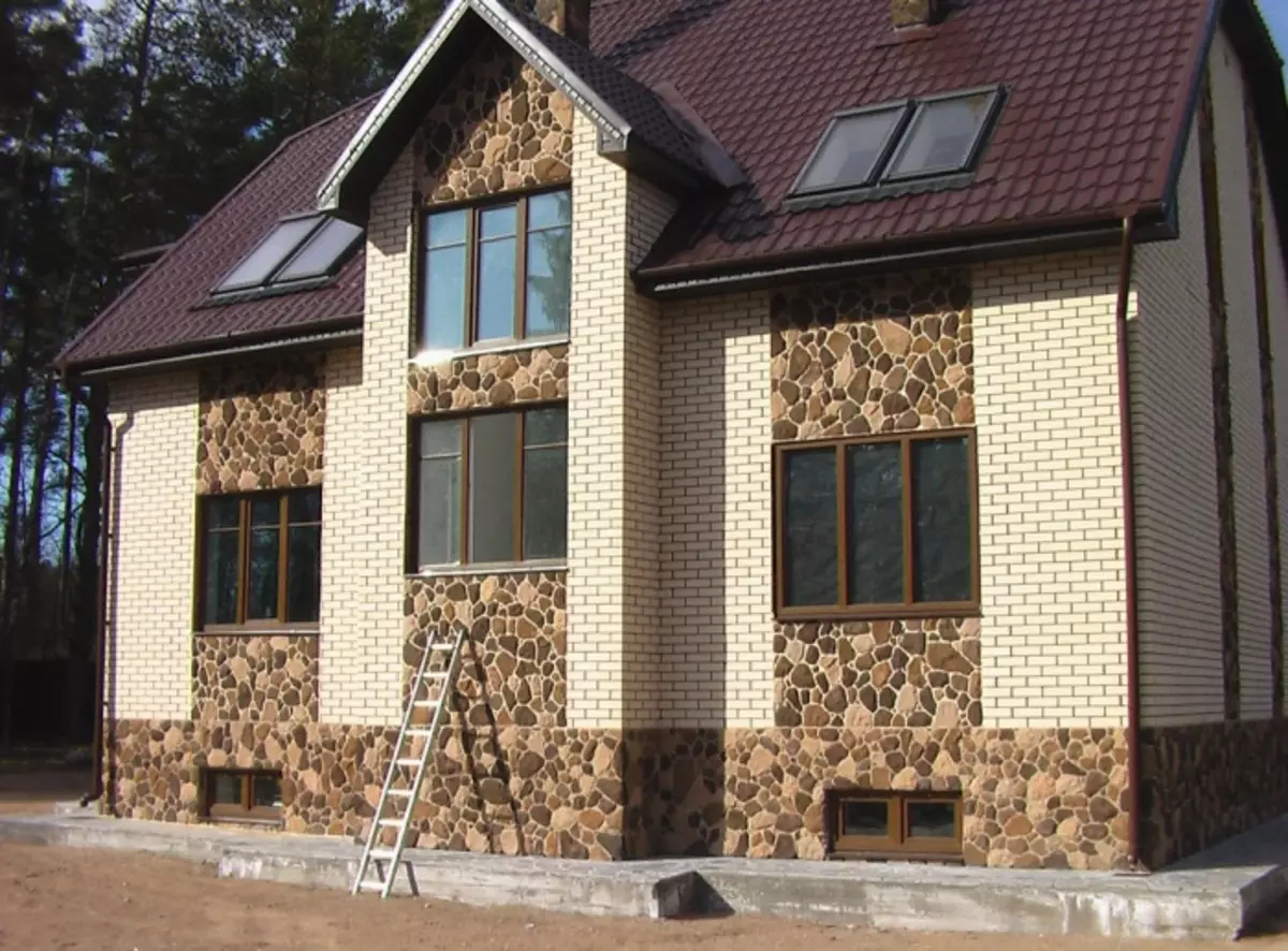 Menyelesaikan fasad bata rumah pribadi 3386_15