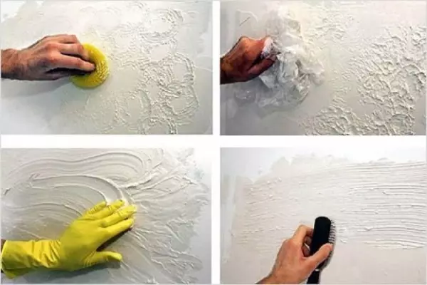 Декоративна боја за зидове са својим рукама + фотографија, видео 3659_15
