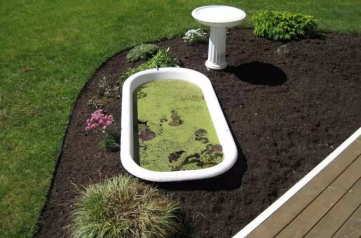 How to make a pond from the old bath do it yourself