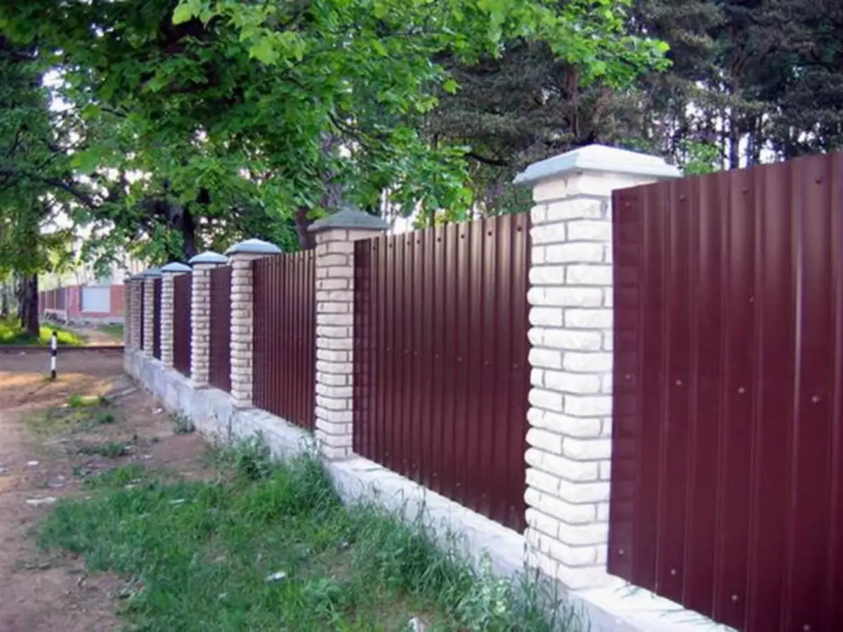 Brick Fence and Professional Sheet + Photo. 4068_15