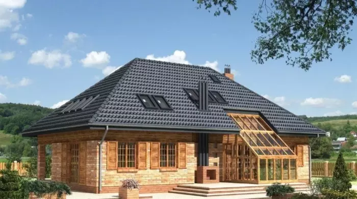 Four-sheet roof: rafter system 4182_1