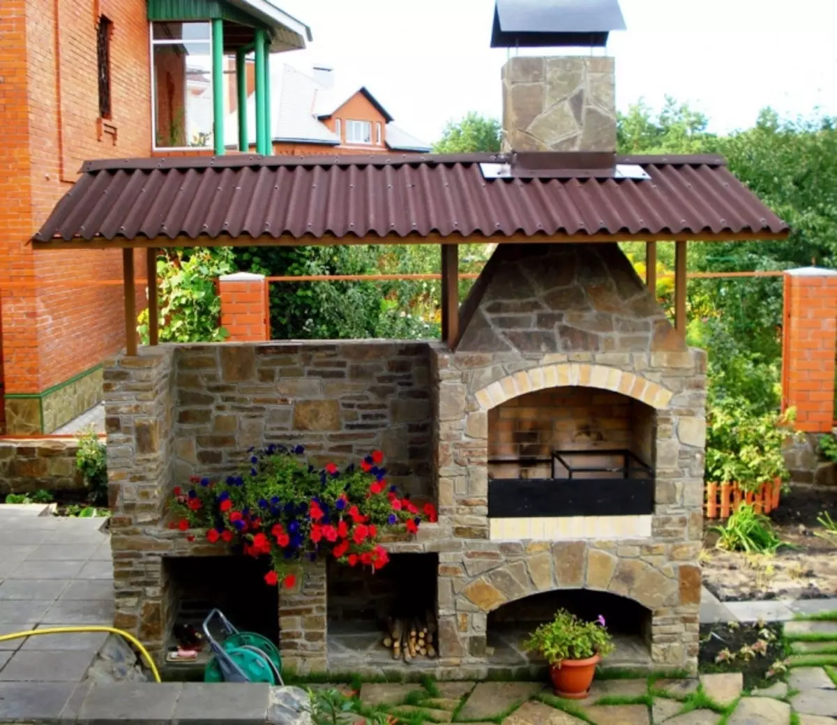 Garden Fireplace. 4331_3