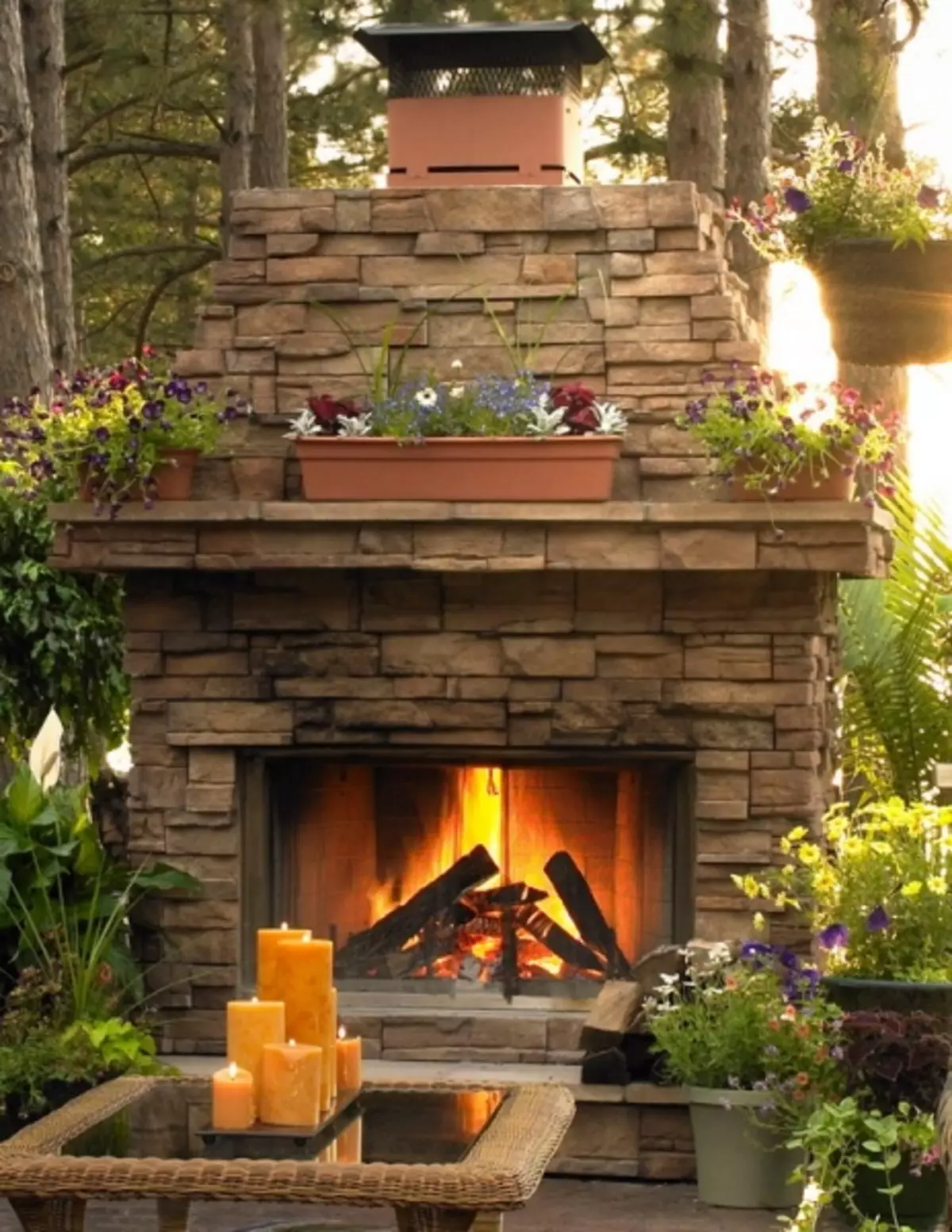 Garden Fireplace. 4331_4