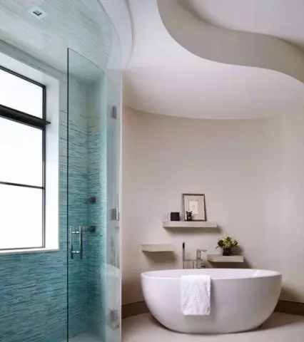 Trần thạch cao trong phòng tắm: hình ảnh và đánh giá