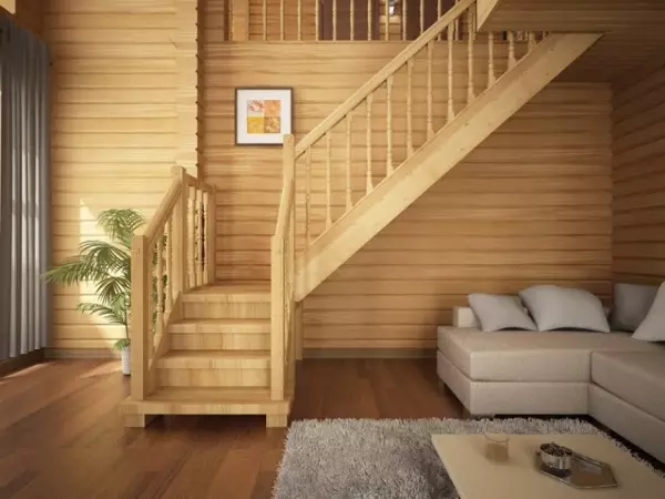 پله برای حومه و کلبه: چوبی، فلز، پله های بتنی + عکس