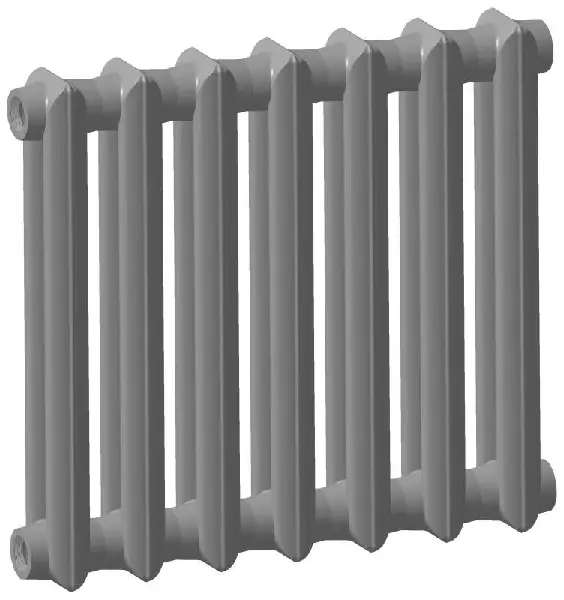 Jangkotan beusi radiator pikeun pemanasan 4741_4