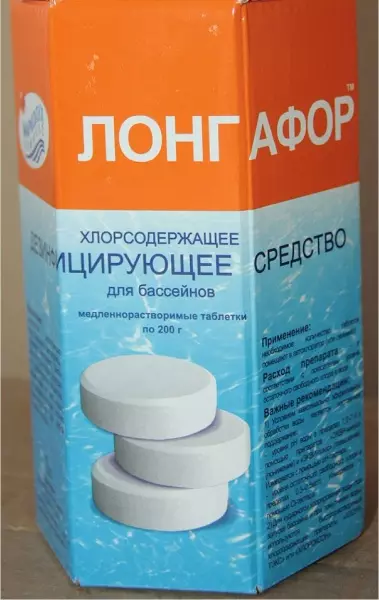 Piscina comprimidos para a desinfección da auga 4781_8
