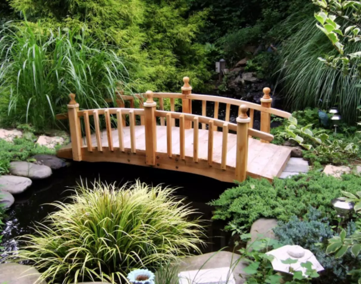 Декоративен мост за градина: Как да го направим сами, снимка