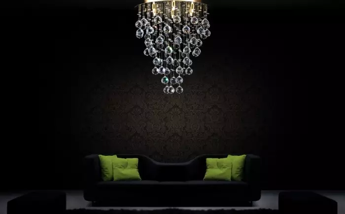 Chandelier grisial + llun 4829_6