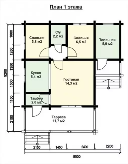 ബ്രോസ് ഹൗസ് 9 * 9 + ഫോട്ടോ 4858_2