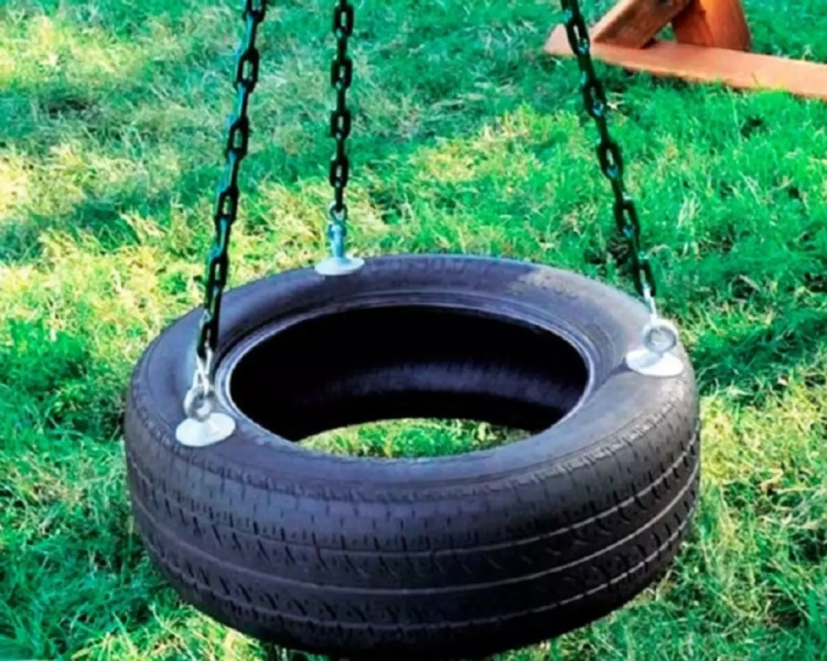 How to make a swing from the tire do it yourself: step by step instructions, photos