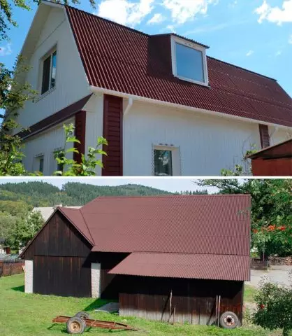 Kaj je bolje za streho: Ondulin ali profesionalni tla