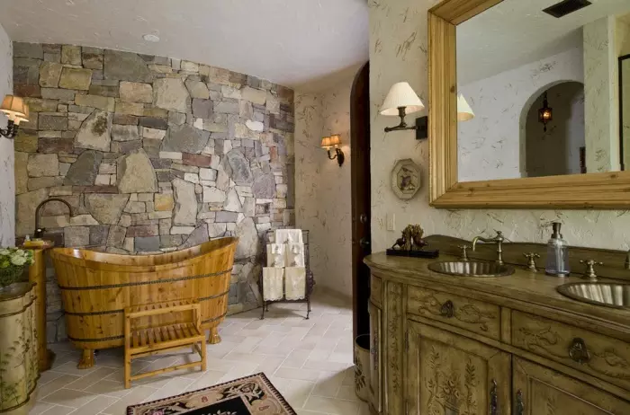 Design de casa de banho de pedra + foto 5447_4