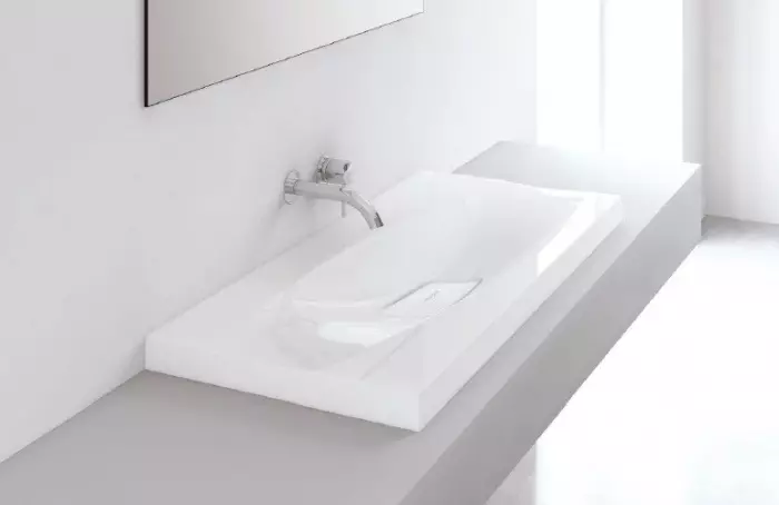 Vstavaný umývadlo na stole za kúpeľňu 5455_11