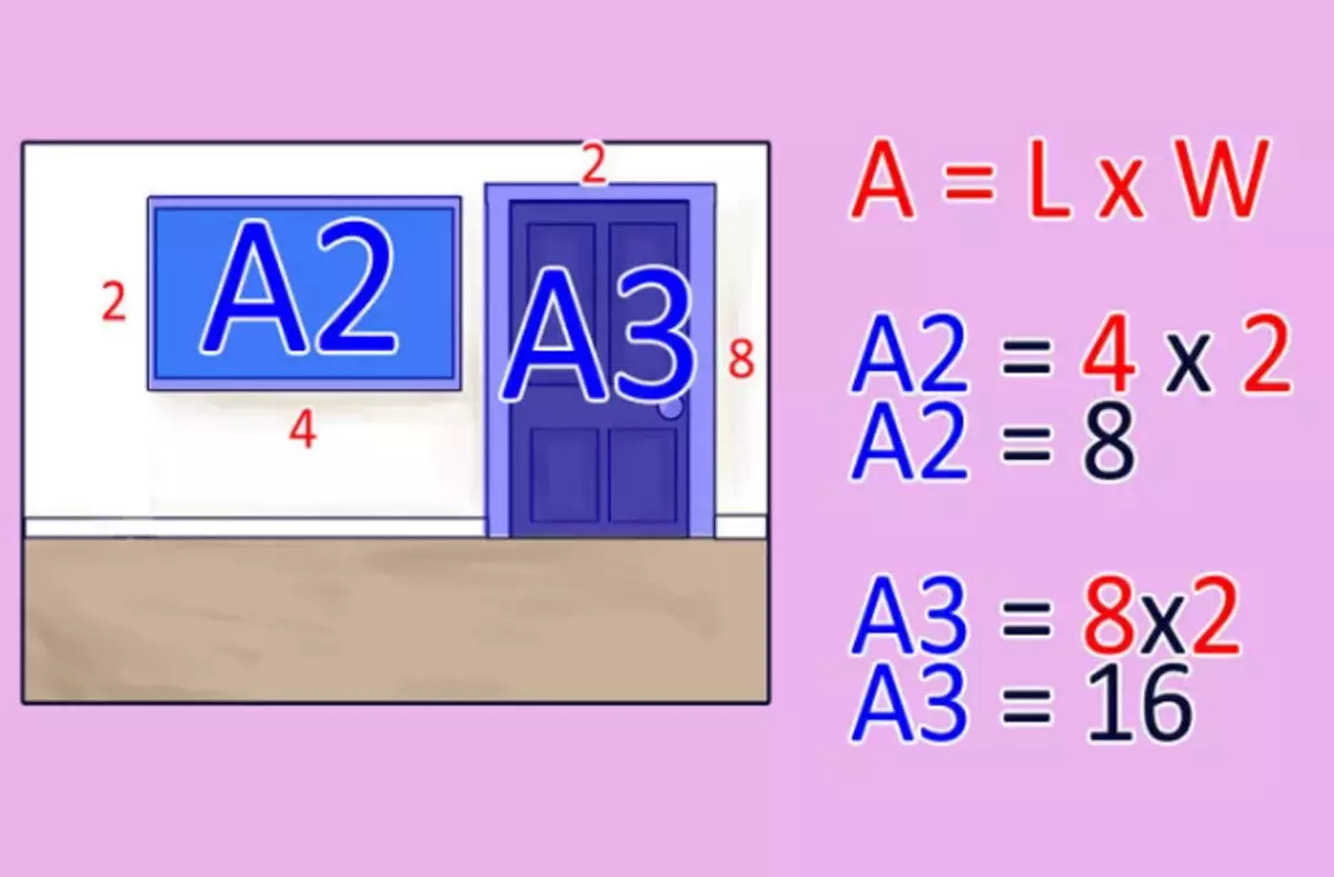 Hoe het aantal tegels in de badkamer te berekenen 5488_5