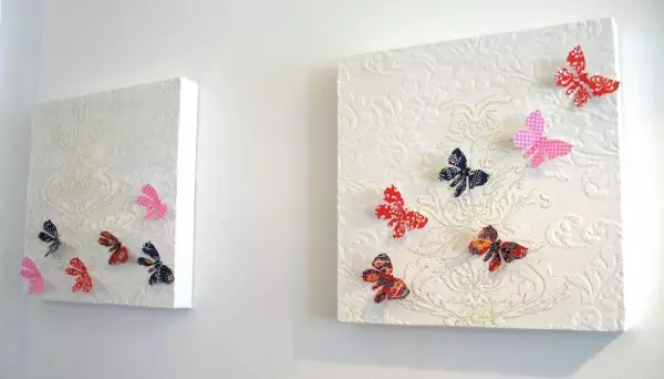 Paper butterflies sa dingding: stencils, template, master class 5518_16