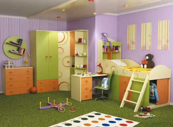 ကလေးများအခန်းတစ်ခန်းအတွက် modular ပရိဘောဂ + ဓာတ်ပုံ 5631_10