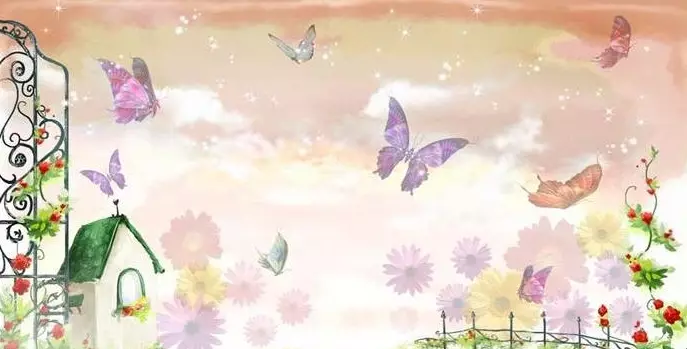 Fons de pantalla amb papallones per a nens + foto 5674_14