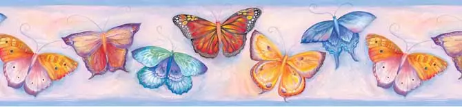 Wallpaper nrog butterflies rau menyuam yaus + duab 5674_9