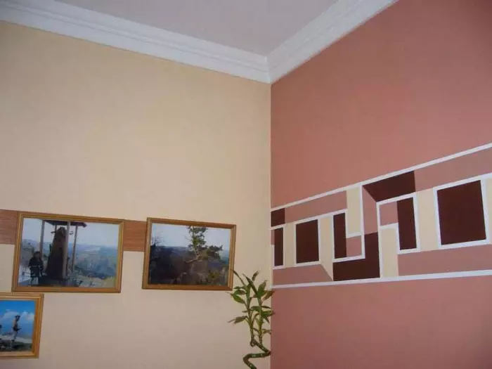 Wallpaper pinturaren azpian sukaldean + argazkia 5730_7