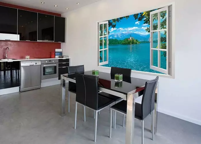 Гал тогооны өрөөний дизайн хийх ханын зураг + зураг 5749_21