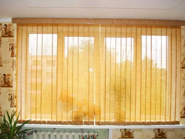 Blinds su finestre di plastica in cucina interna + foto 5757_7