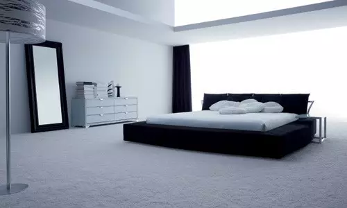 Interiør soveværelse i stil minimalisme + billede 5837_1