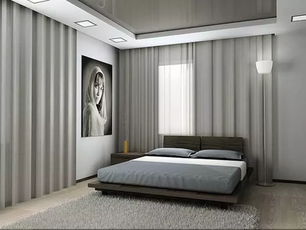 Dhoma gjumi e brendshme në stil minimalism + foto 5837_10