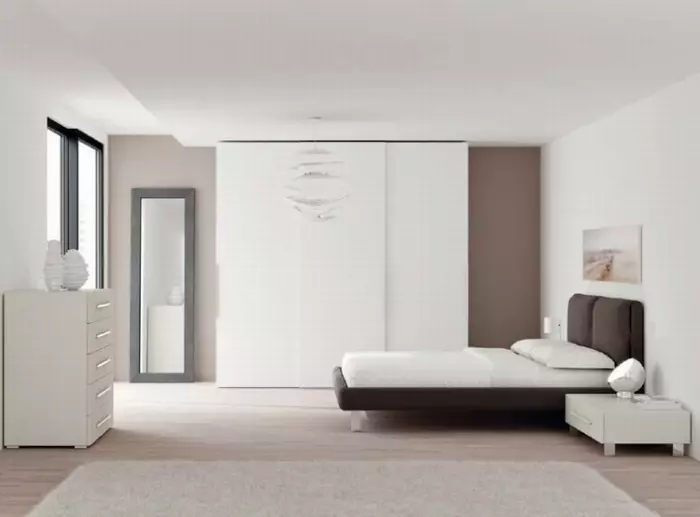 Dhoma gjumi e brendshme në stil minimalism + foto 5837_16