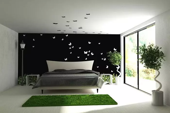 Dhoma gjumi e brendshme në stil minimalism + foto 5837_3