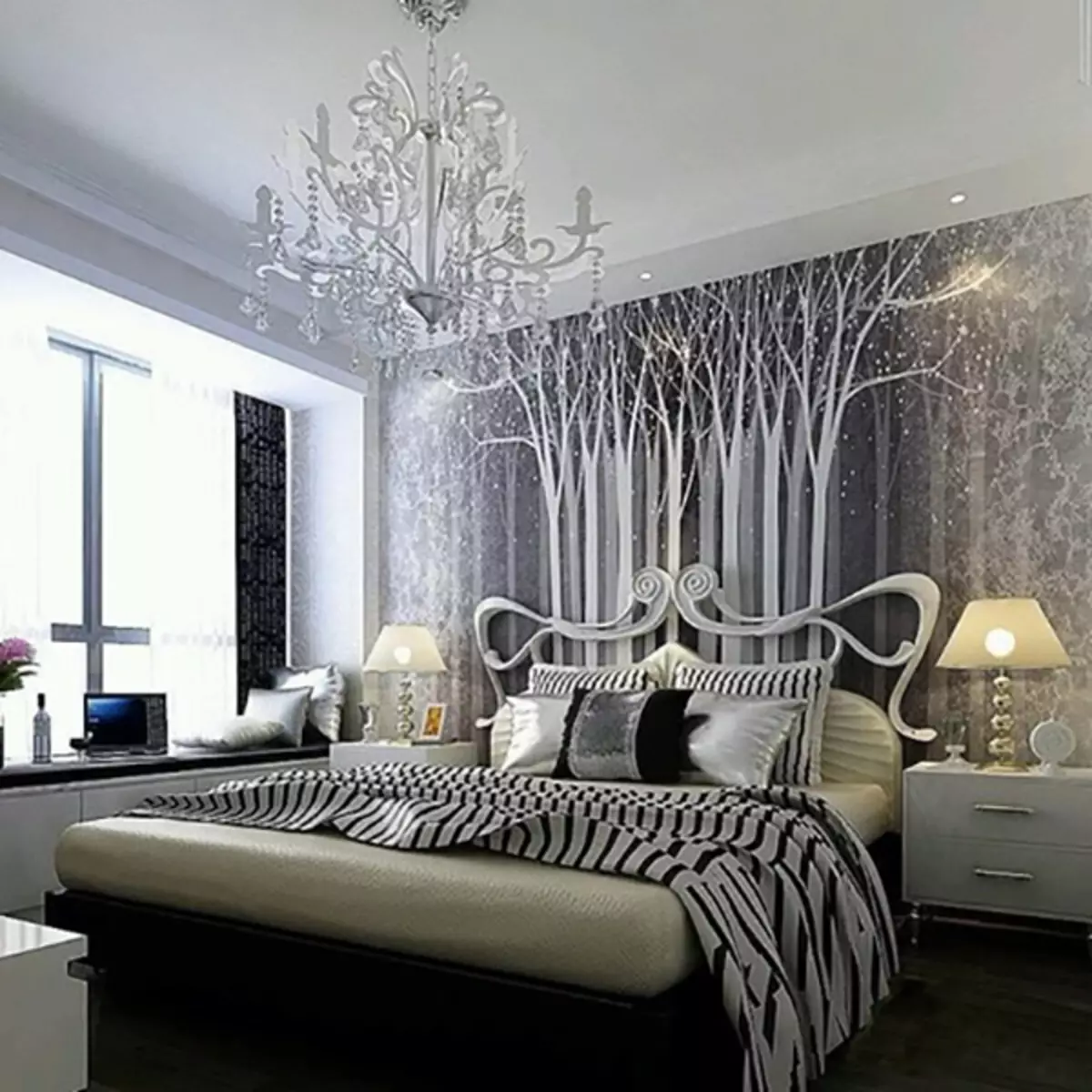 Bedroom in modern style + photo 5847_7