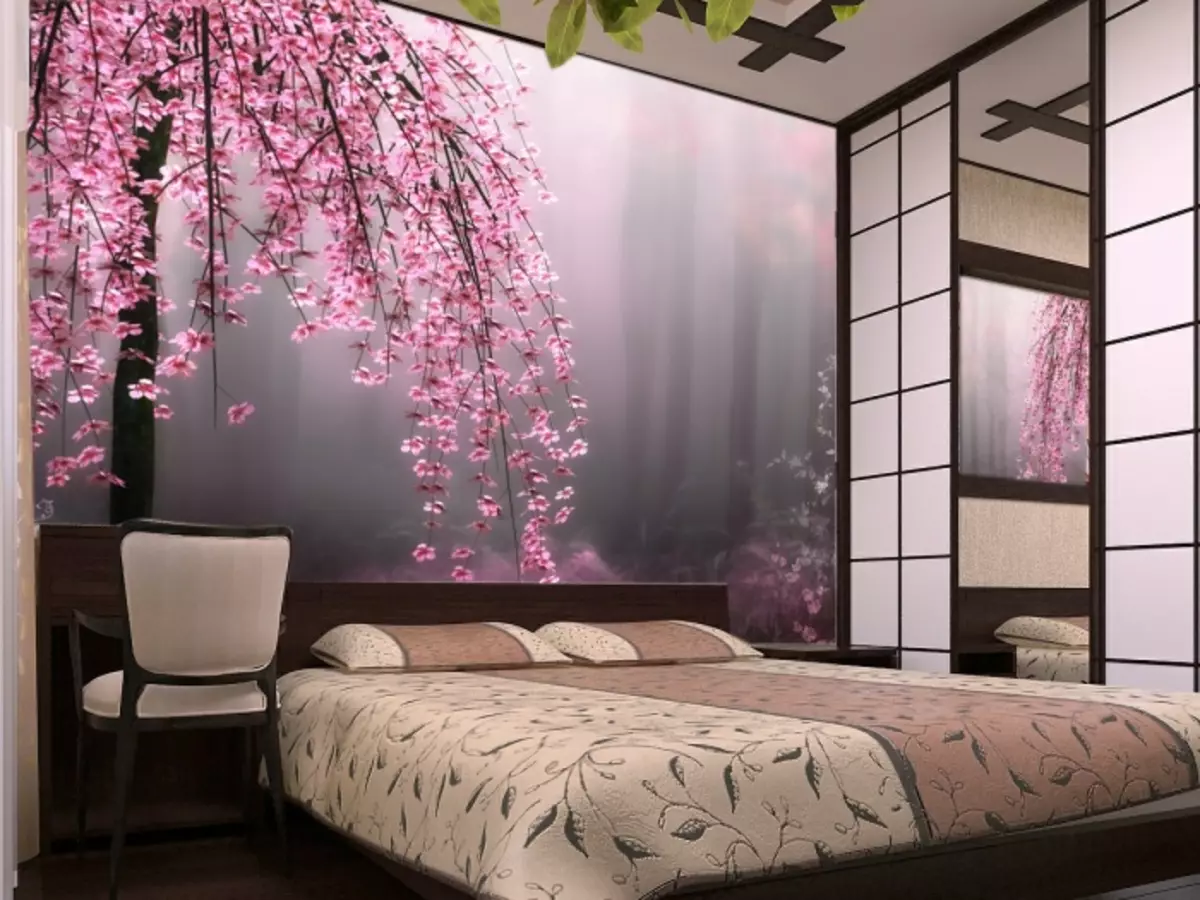 غرف النوم مع 3D Wallpaper + صورة 5862_10