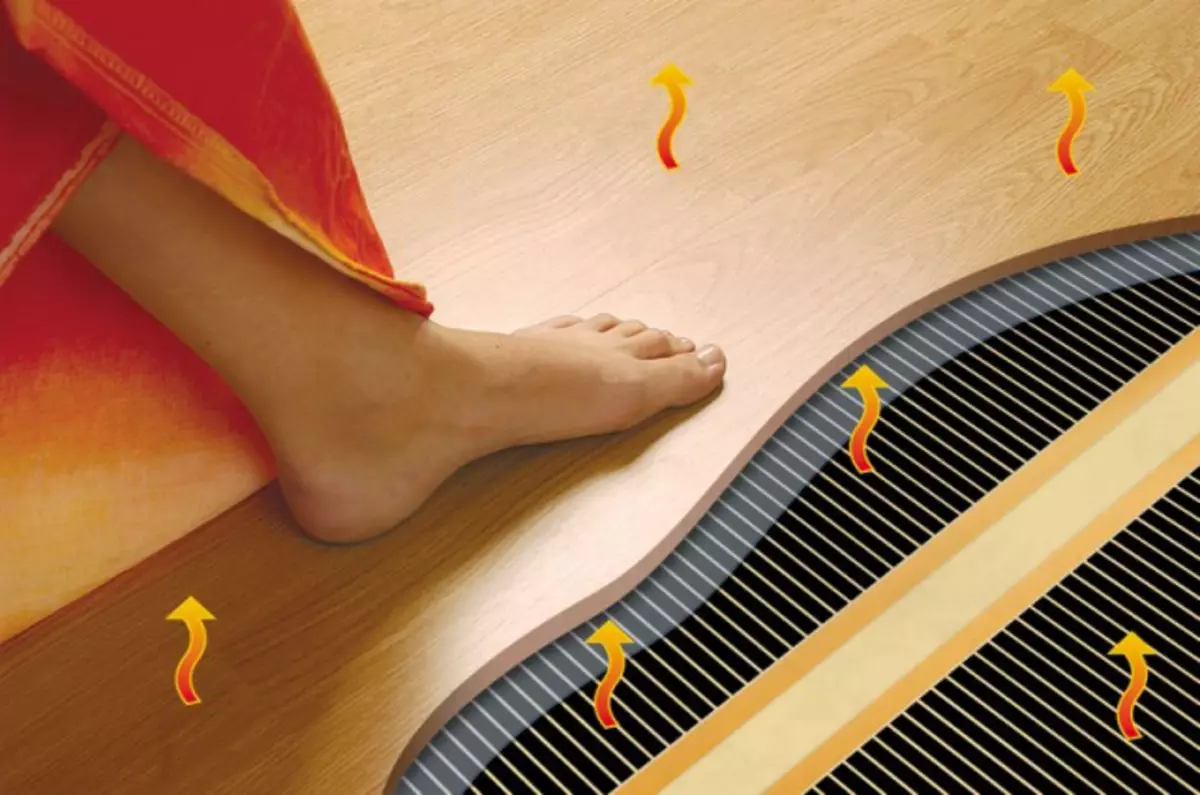 Repair of a warm floor