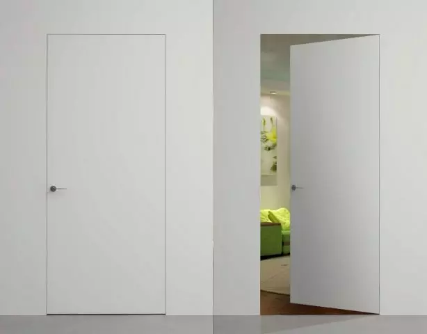 Πόρτες με κρυφό κουτί: Πώς να κάνετε και να εγκαταστήσετε με τα χέρια σας