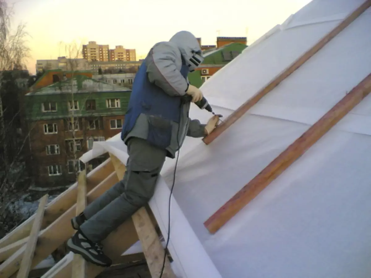 Steamproofing עבור הגג של איסופני