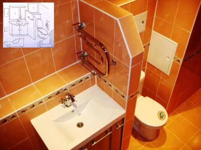 Dizaina projekta apvienotā vannas istaba 6661_12