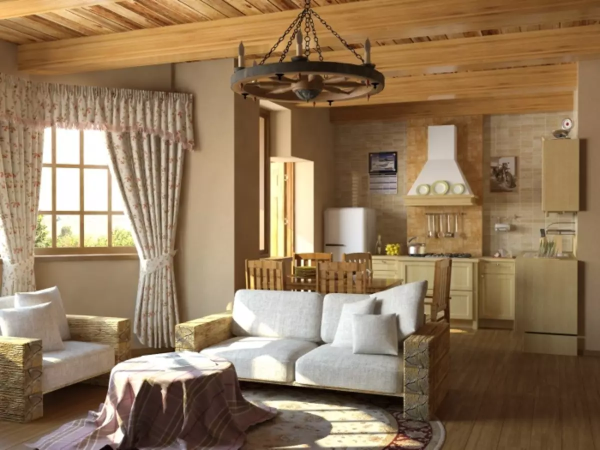 Country Style Living Room + Photo 6688_21