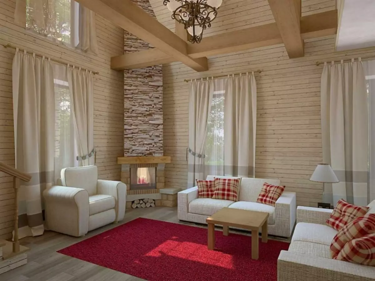 Country Style Living Room + Photo 6688_6