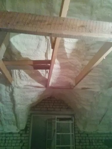 insulation of a naked roof