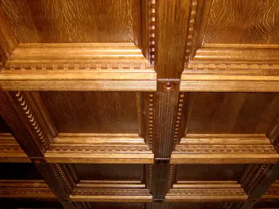 石膏板和木材的單個天花板用自己的手 7360_7