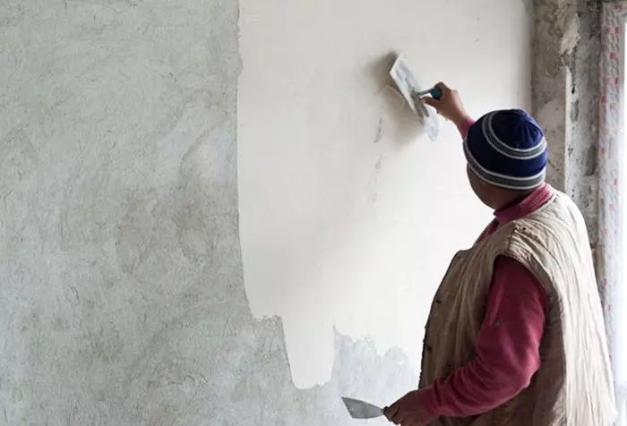Cara merekatkan wallpaper di dinding beton 833_11