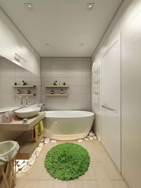 Fürdőszoba design 9 m² + fotó 970_11