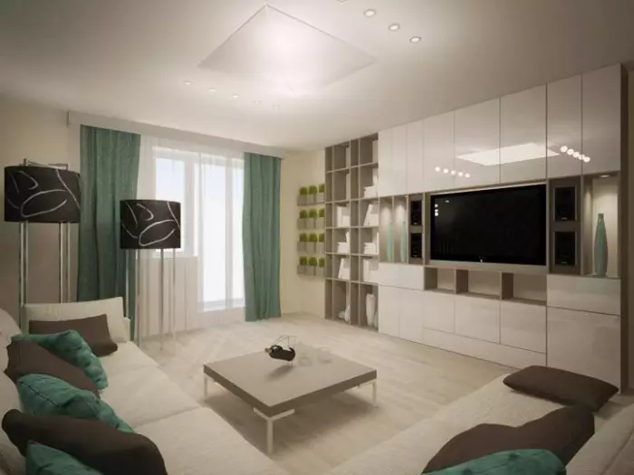 Room 17 square meters: photo of design and interior 990_1